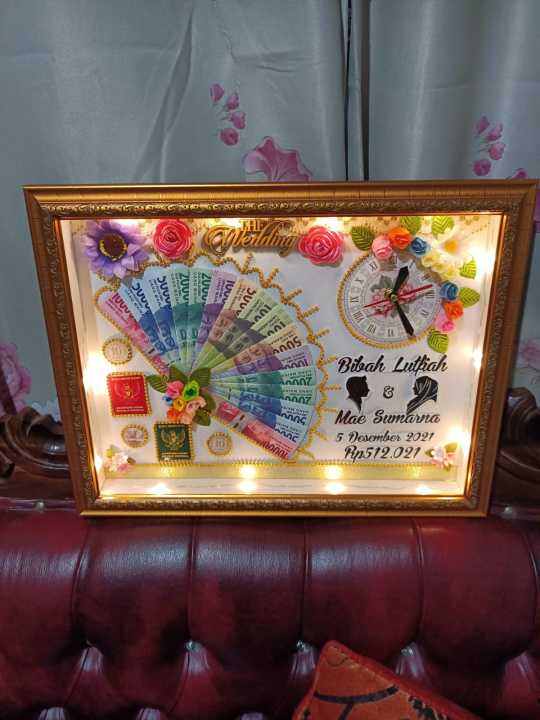 Mahar simpel 25 uk 30*40 cm pakai lampu | Lazada Indonesia