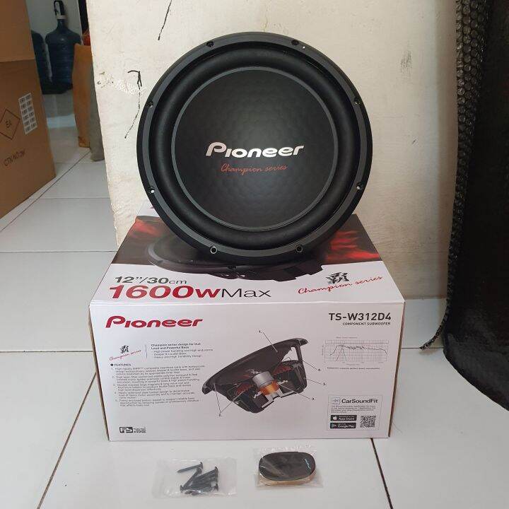 Subwoofer Pioneer Champion TS-W312D4 12 inch double coil | Lazada Indonesia