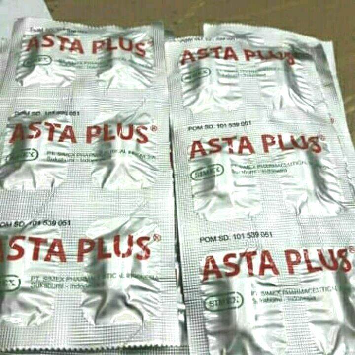 asta plus strip utuh isi 6 tablet | Lazada Indonesia