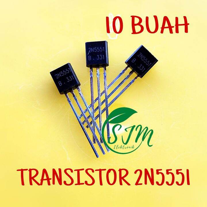(10 BUAH) TRANSISTOR 2N5551 TR 2N 5551 TR 5551 | Lazada Indonesia