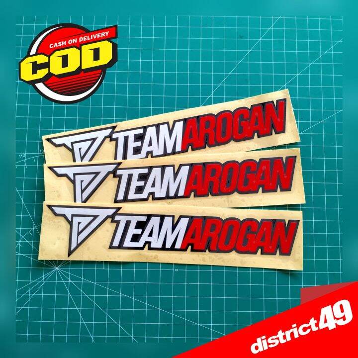 Sticker cutting Team Arogan - Cutting sticker Team Arogan - Stiker Team ...