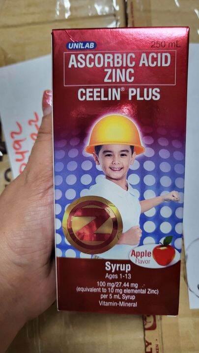 Ceelin Plus Syrup Apple Flavor 1-13y/o 250ml | Lazada.co.th