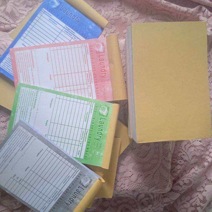 Buku Nota loundry 1/4 F4 / Nota loundry NCR 2ply 1/4 F4 / Nota karbon ...