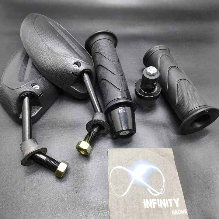 Paket Honda 3 item. Spion beat mini hitam plus jalu stang model pcx ...