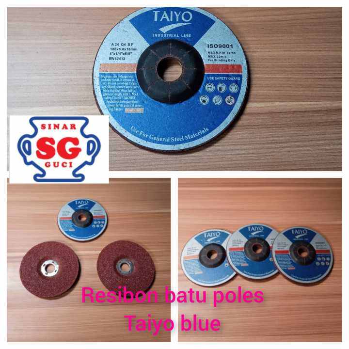 Resibon Potong Besi Batu Poles 4 X 6 Taiyo Blue | Lazada Indonesia