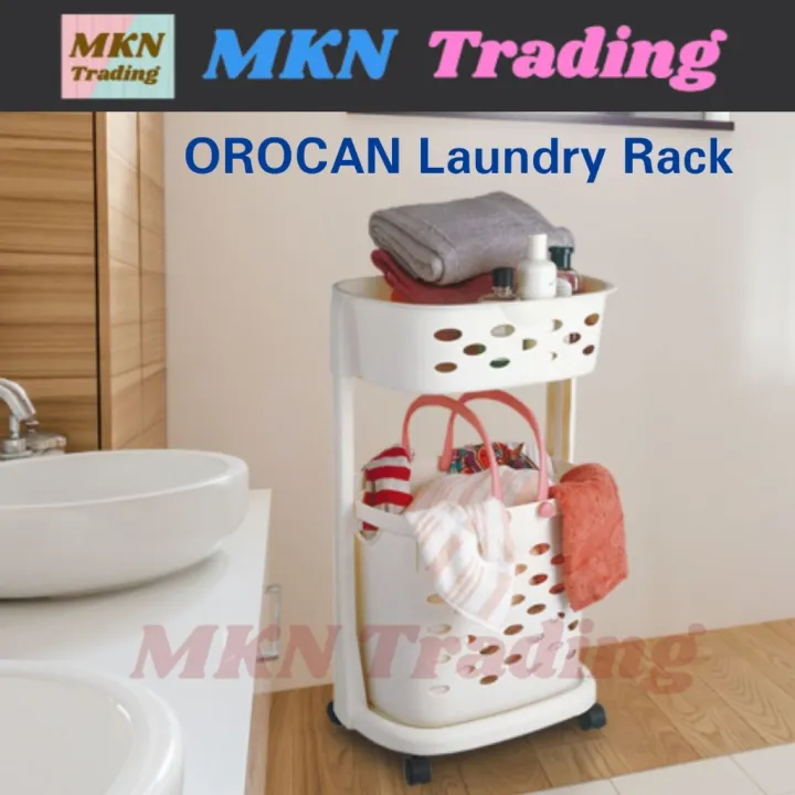Orocan Laundry basket with wheels | Lazada PH