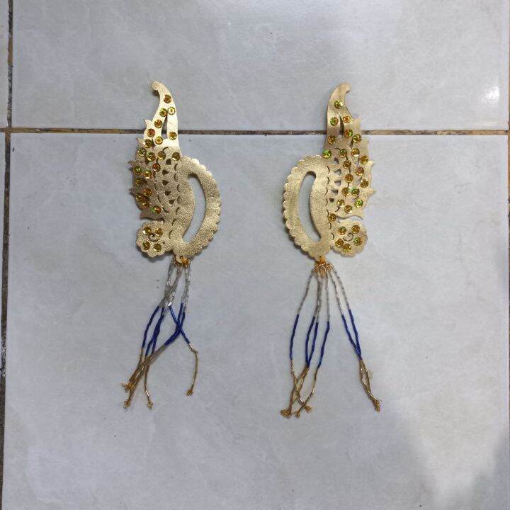 aksesoris wayang/sumping wayang kulit/hiasan telinga | Lazada Indonesia