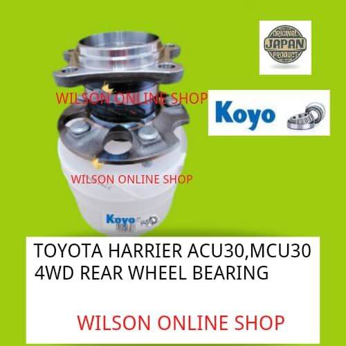 Toyota Harrier 3DACF037D-2C 4WD Rear Wheel Bearing ACU30,MCU30 | Lazada