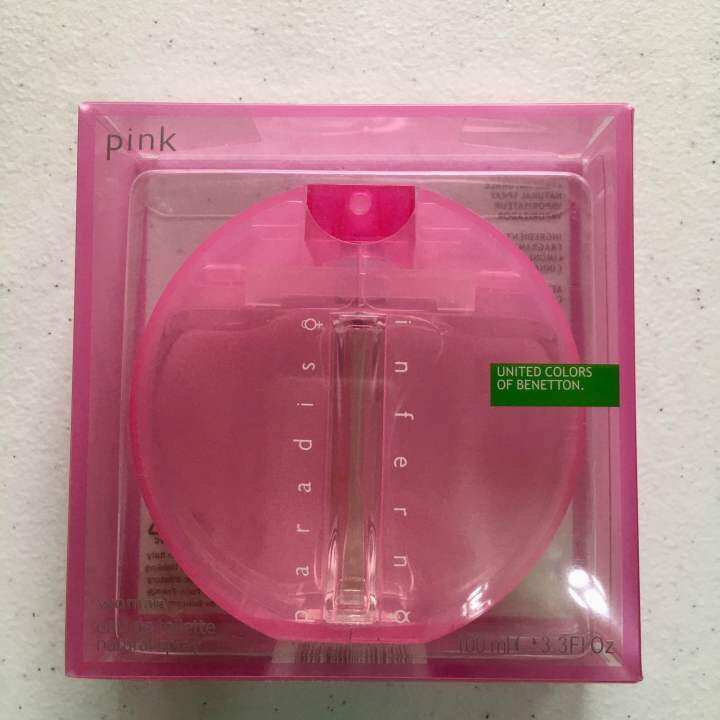 Original Benetton Paradiso Inferno Pink EDT for women (100ml) | Lazada PH