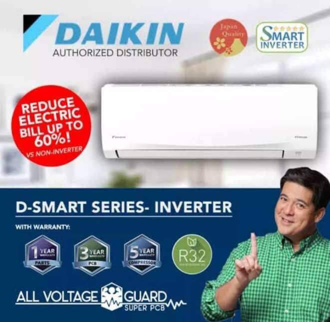 DAIKI'N 1.0hp D-Smart Series Inverter Split Type Air Conditioner ...