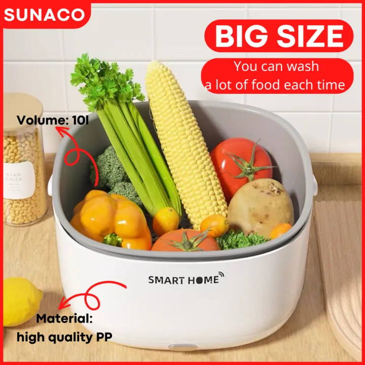 Ultrasonic Food Cleaning Machine Food Purification Automatic Fruit and ...