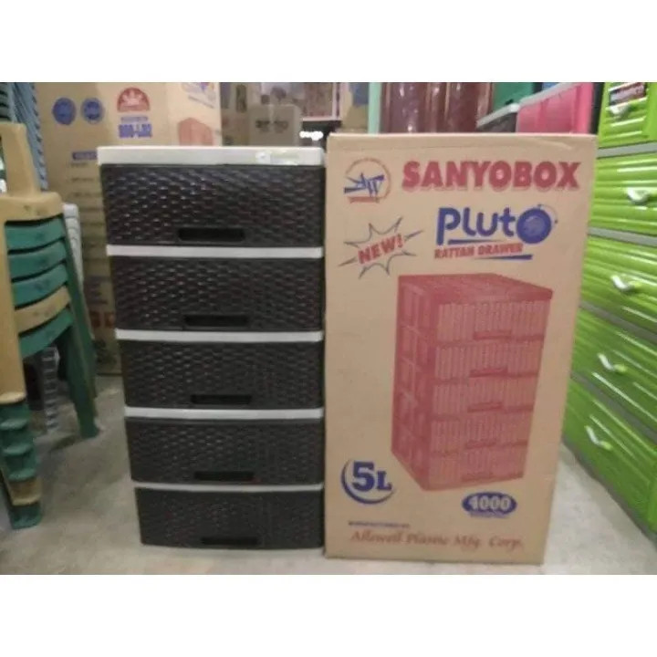 SANYO RATTAN DRAWER 5 LAYER | Lazada PH