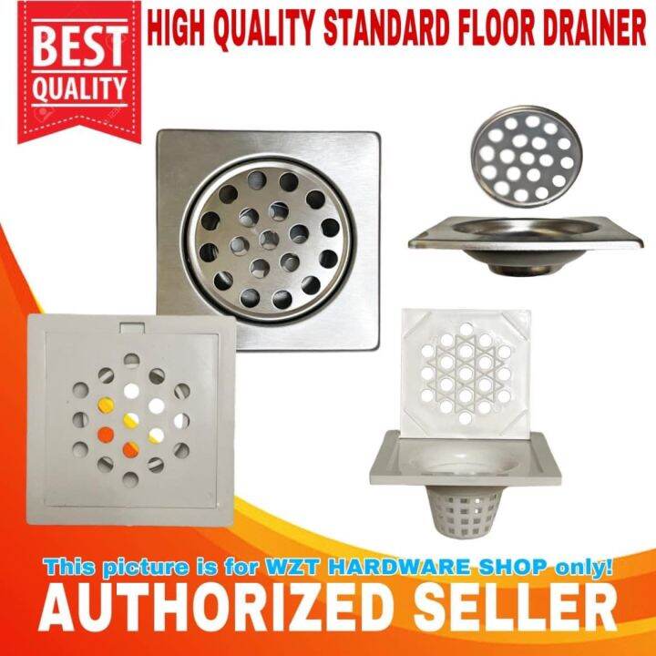 HIGH QUALITY STANDARD FLOOR DRAINER PVC & STAINLESS STEEL | Lazada PH