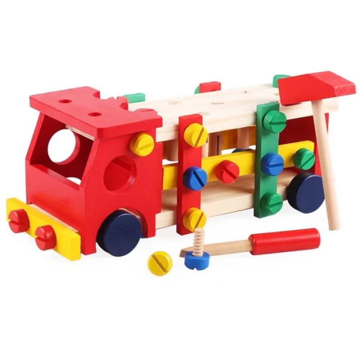 Wooden Reassembly Screw Car | Lazada PH
