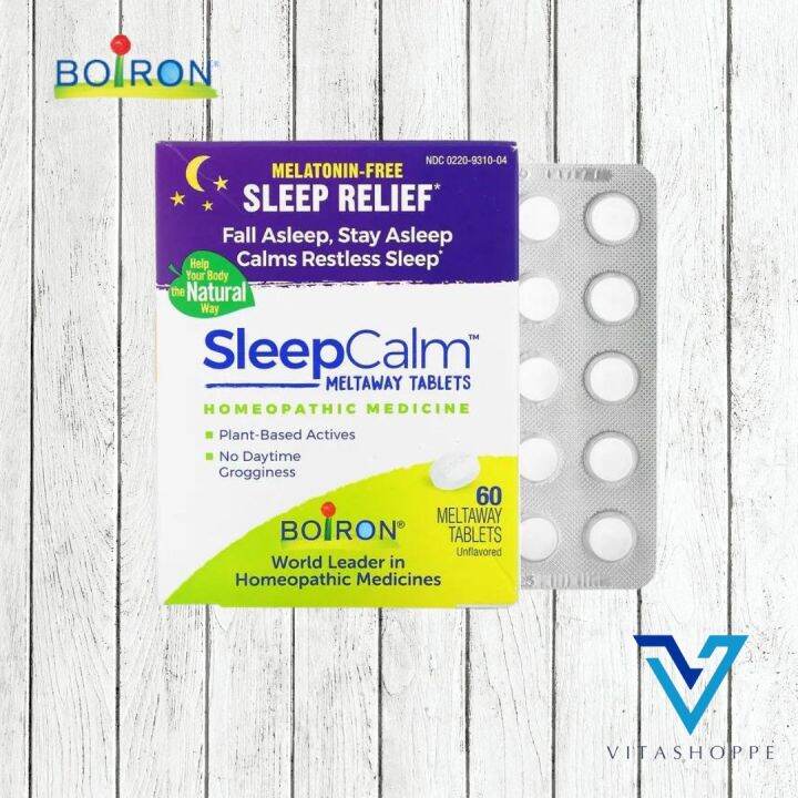 Boiron SleepCalm Sleep Relief Unflavored 60 Meltaway Tablets | Lazada PH