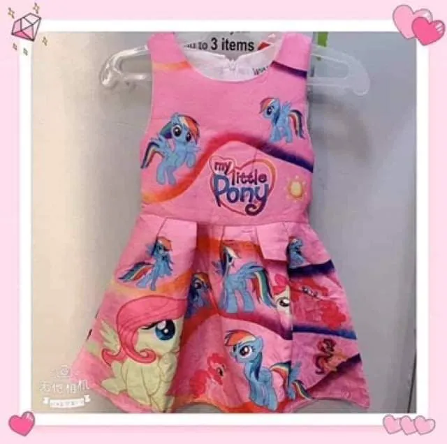 my little pony formal dress fit 2-3yrs old | Lazada PH
