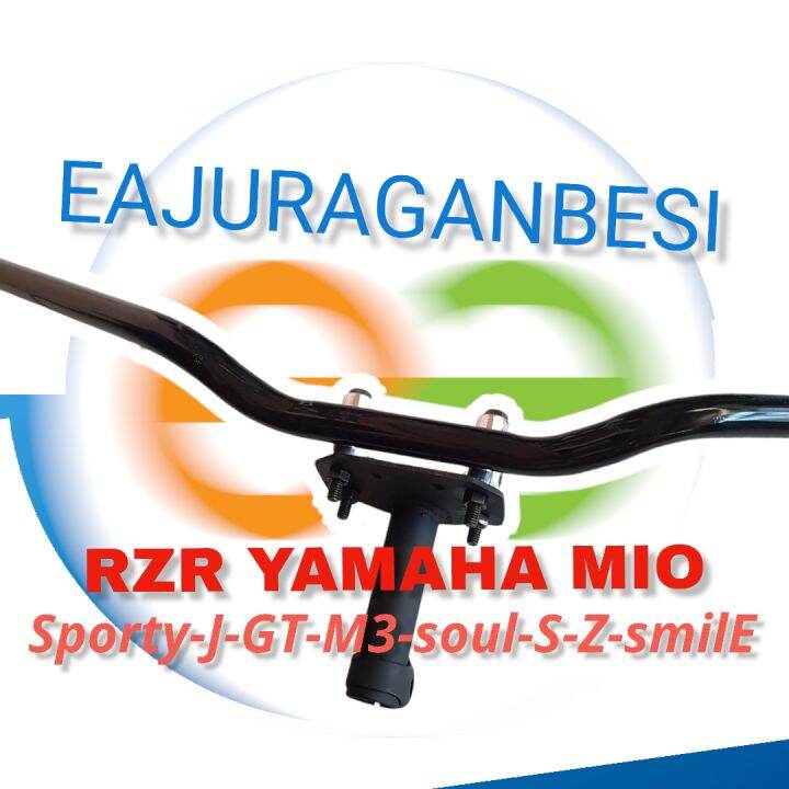 PAKET STANG RZR STIR LENGKAP DUDUKAN RZR YAMAHA MIO SPORTY J M3 SOUL SMILE S Z PNP ROADRACE ...
