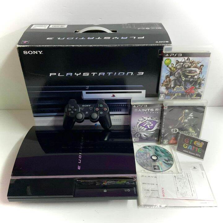 SONY PS3 60 GB 🎮 CECHA00 Boxed 🕹 📟 Japan 🇯🇵 Eng. play Ps1 Ps2 Ps3 disc | Lazada.co.th