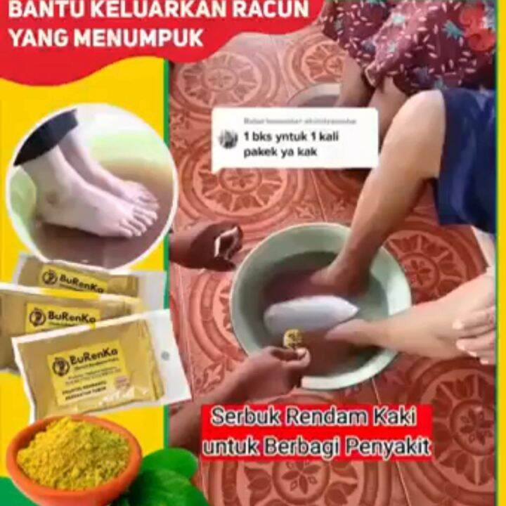 Burenka 100% Original Ramuan Dayak Serbuk Rendaman Kaki | Lazada Indonesia