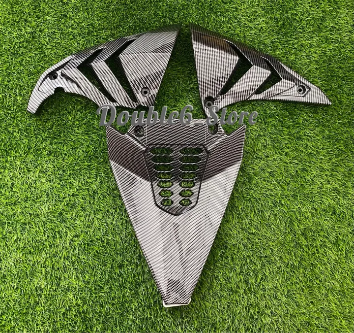 RS150 SIDE ENGINE COVER + ENGINE COVER CARBON WINNER150 RS150 V1 V2 ...