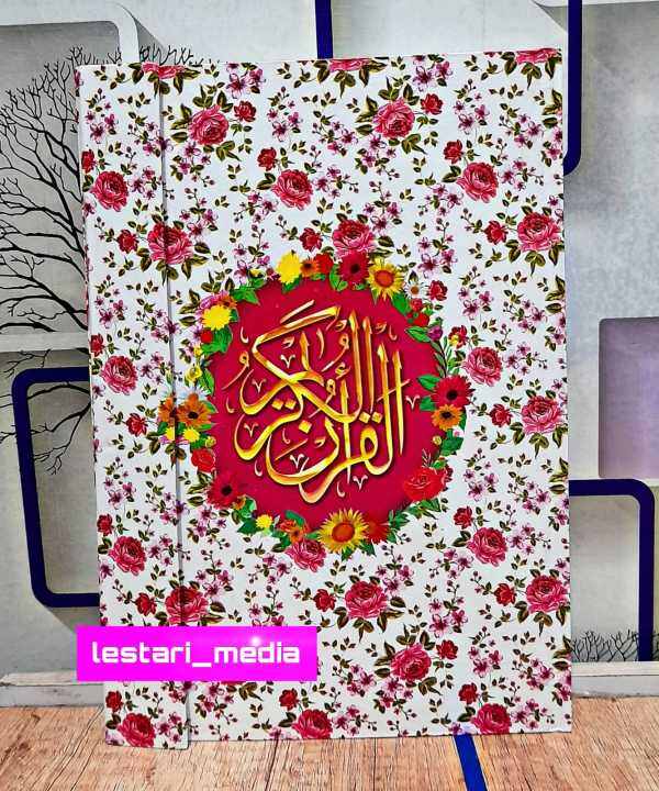 Al qur'an Ukuran besar Hard cover motif bunga | Lazada Indonesia