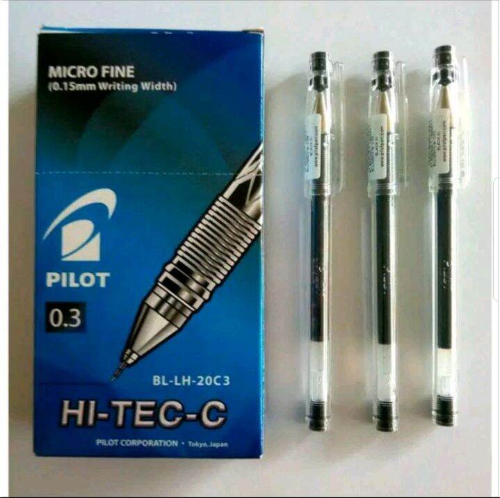 pulpen pilot hitec-c 0.3 satuan | Lazada Indonesia