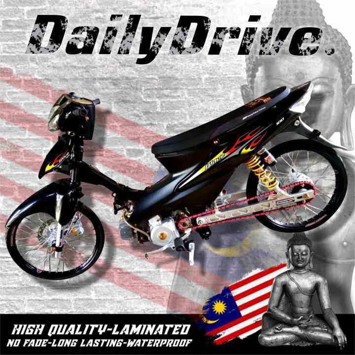 HONDA WAVE 100 Decal Sticker Stock Size Latest Design 2023 | Lazada PH