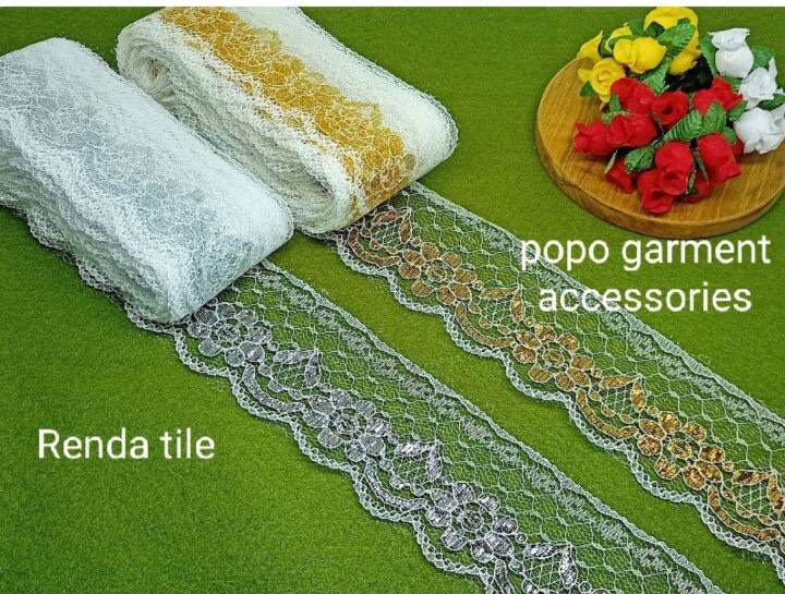 Renda Tile / Renda Air Cinderella | Lazada Indonesia