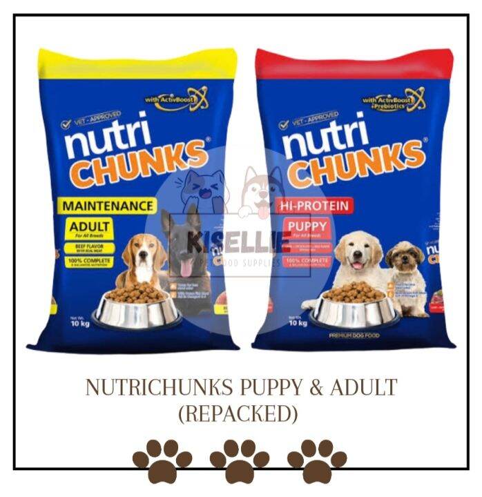 Nutri Chunks Puppy/Adult Dog Food REPACKED | Lazada PH