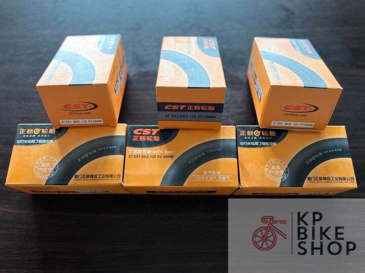 27.5x1.9x2.125 inner tube Schrader and Presta Valve CST/Benorg for ...