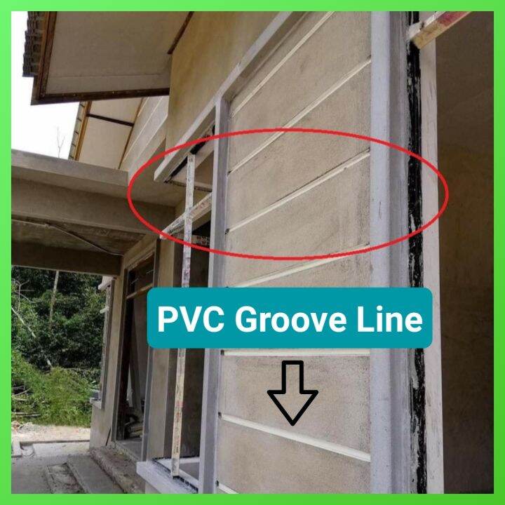 Groove Line Pvc [2meter/6.5kaki] 10mm~50mm | Lazada