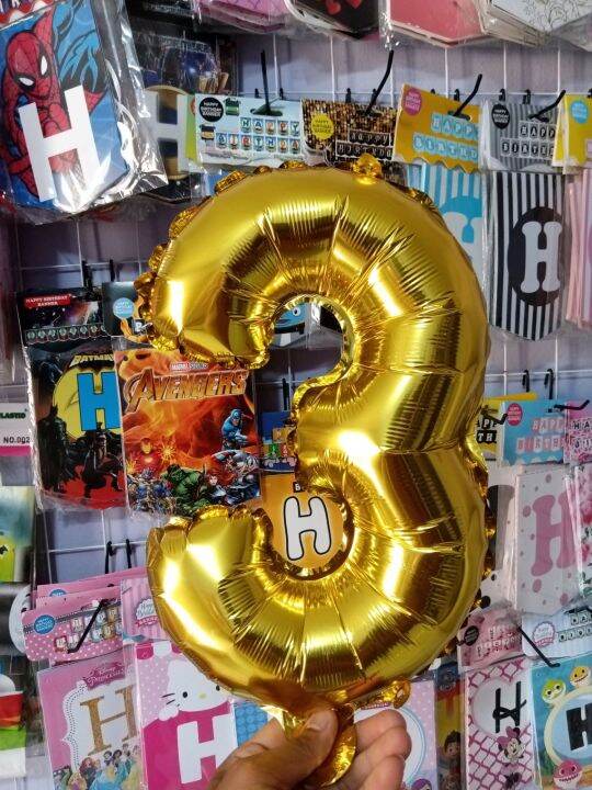 BALON ANGKA/BALON FOIL ANGKA/DEKORASI PESTA/BALON HURUF | Lazada Indonesia