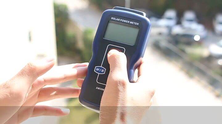 Solar Power Meter Tes Energi Matahari Digital Solar Detektor Radiasi ...