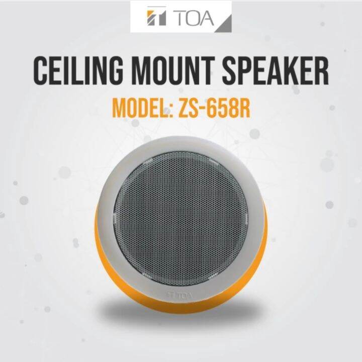 TOA CEILING MOUNT SPEAKER TOA ZS 658 R Original | Lazada Indonesia