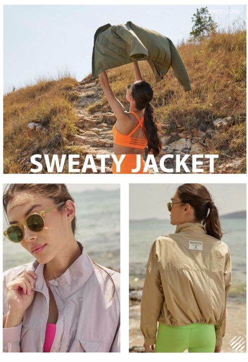 3 COLORS: WOMEN SWEATY JACKET | Lazada.co.th