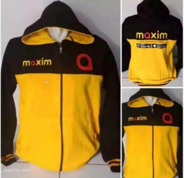 JAKET MAXIM/JAKET DRIVER OJOL MAXIM/JAKET MAXIM HITAM KUNING KUNING ...