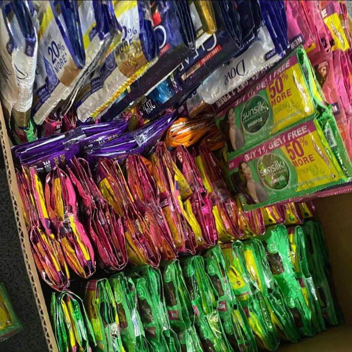 Shampoo bundle sachet assorted sunsilk dove clear wholesale | Lazada PH