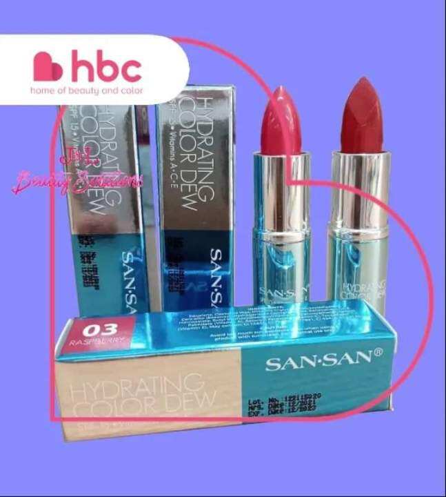 San San Hydrating color dew lipstick HBC | Lazada PH