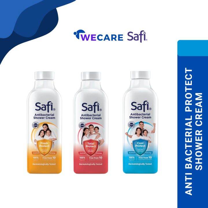Safi Anti Bacterial Protect Shower Cream (475g) - (Fresh Protect ...