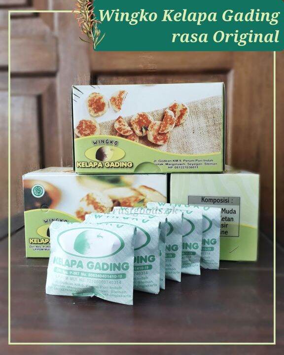 Wingko Babat Kelapa Gading rasa Original isi 10,12,15 | Oleh-Oleh Jogja ...