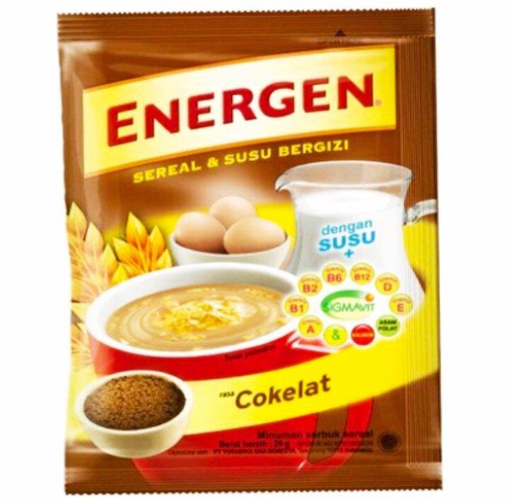 Energen Sereal Rasa Coklat 1 Renceng 10 Sachet 34 Gram Murah Minuman ...
