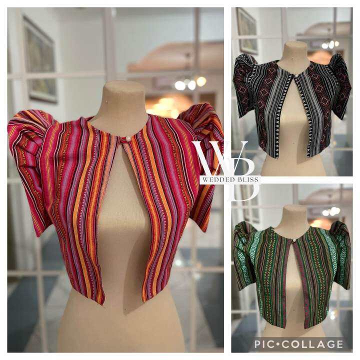 Modern Filipiniana Bolero — Ethnic Design | Lazada PH