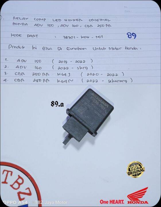 relay comp led winker flasher sein flaser sen riting original honda adv ...