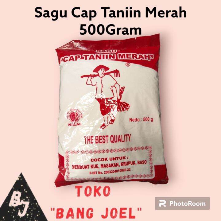 Sagu Cap Taniin Merah 500Gram / Tepung Sagu / Tepung Sagu Kemasan ...