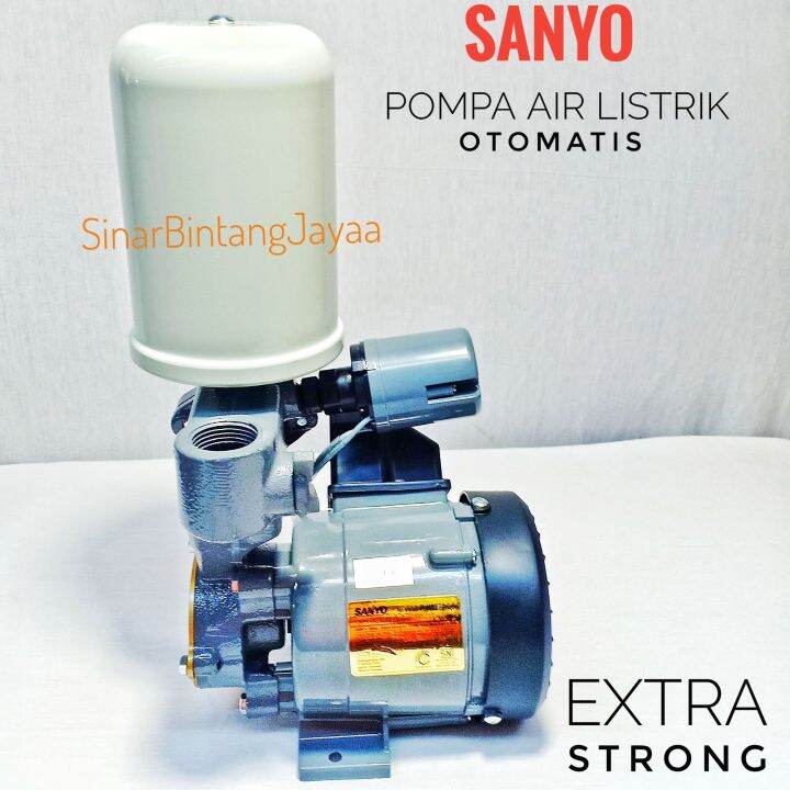 SANYO POMPA AIR OTOMATIS PH 137AC SUMUR DANGKAL HISAP 9 METER ORIGINAL ...