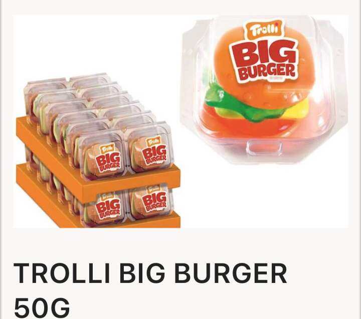 Trolli Gummi Big Burger 50g | Lazada PH