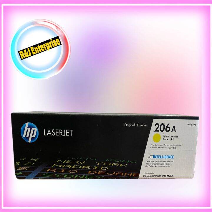HP 206A Yellow Original LaserJet Toner Cartridge, W2112A | Lazada PH
