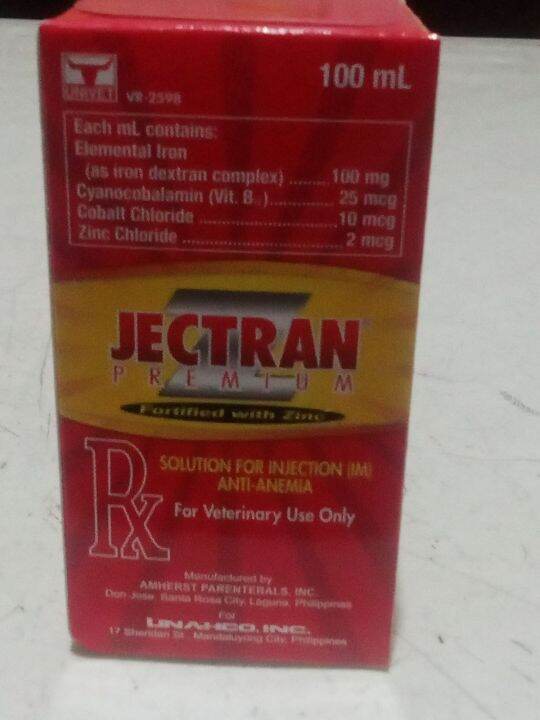 Jectran premium solution for injection anti anima for veterinary ...
