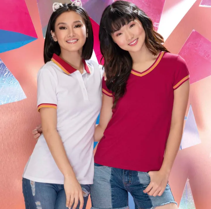 GREGORIA~ Natasha Style Ladies' 2-in-1 Polo Shirt | Lazada PH