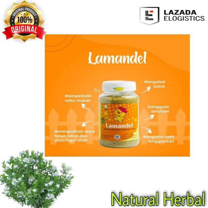 Lamandel 200 gr Botol - Obat Meredakan Tenggorokan Kering | Lazada ...